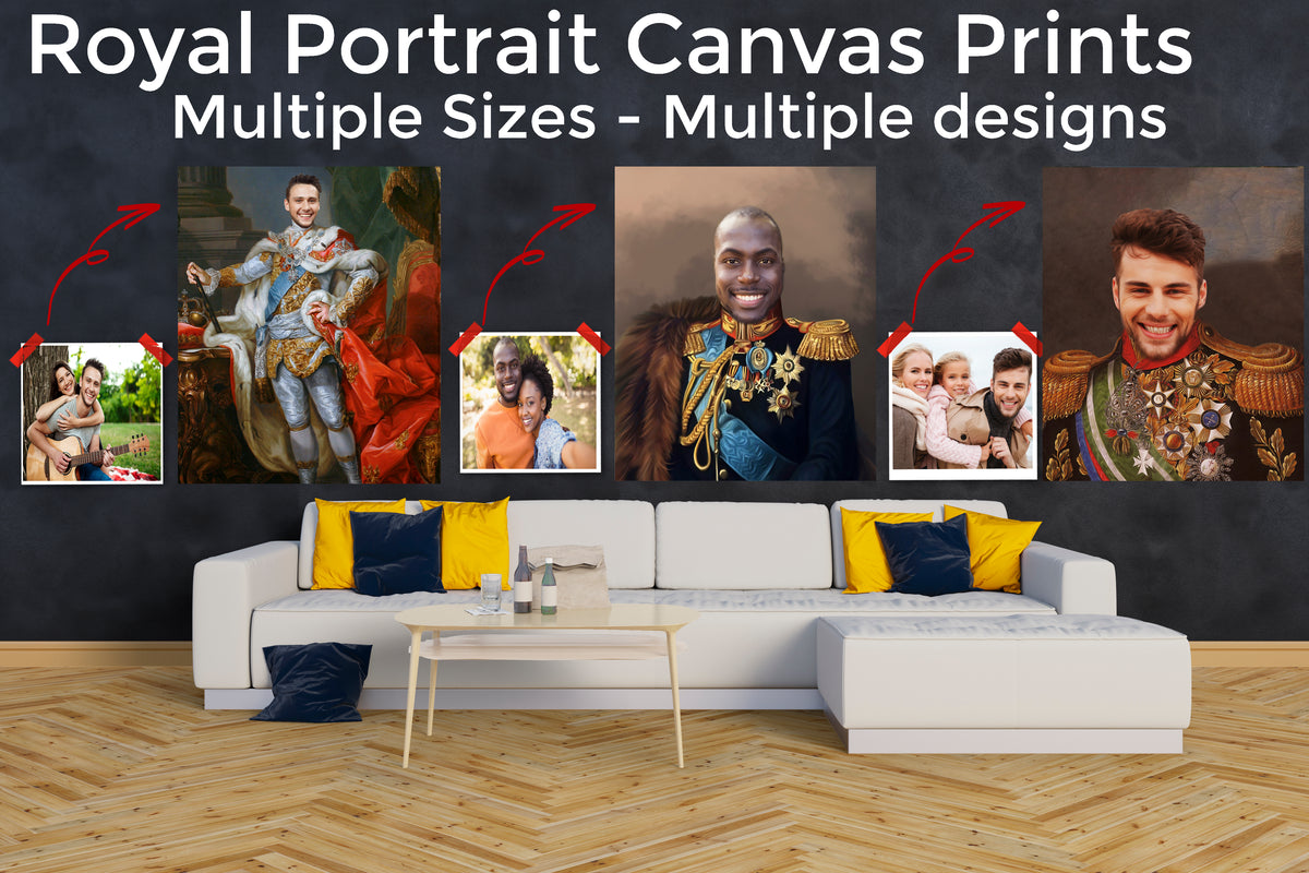 Royal Portrait Canvas | Pet Canvas Art